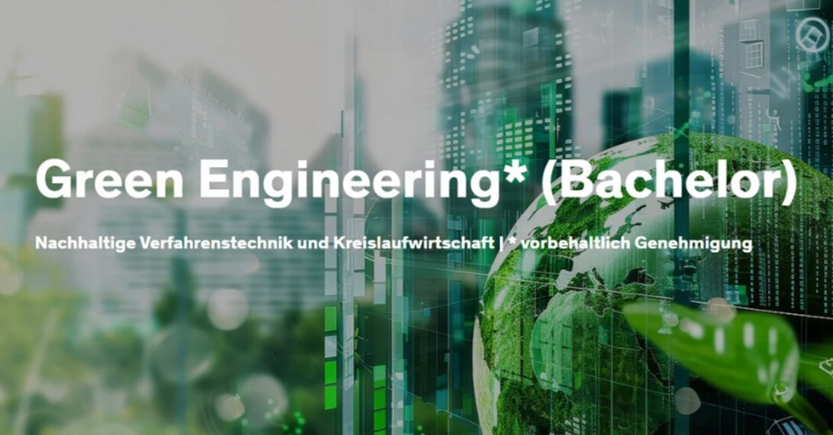 FH Salzburg startet neuen Bachelor Green Engineering